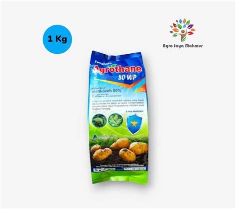 AGROTHANE 80 WP Isi 1 KG Fungisida Agrothane Mankozeb Biru Mancozeb