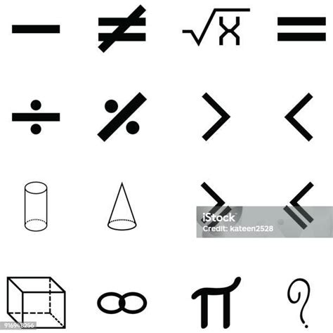 數學圖示集向量圖形及更多互聯網圖片 互聯網 代數 剪裁圖 Istock