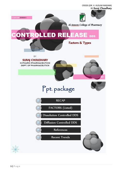 Pdf Factors Affecting Design Of Controlled Release Drug Delivery Systems Write Up Dokumen Tips
