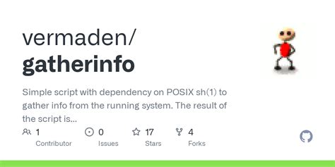 Github Vermadengatherinfo Simple Script With Dependency On Posix Sh