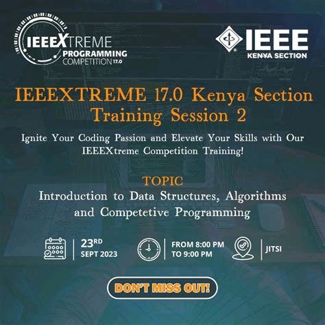 ieee xtreme kenya section on linkedin ieeextreme 17 0 kenya section is