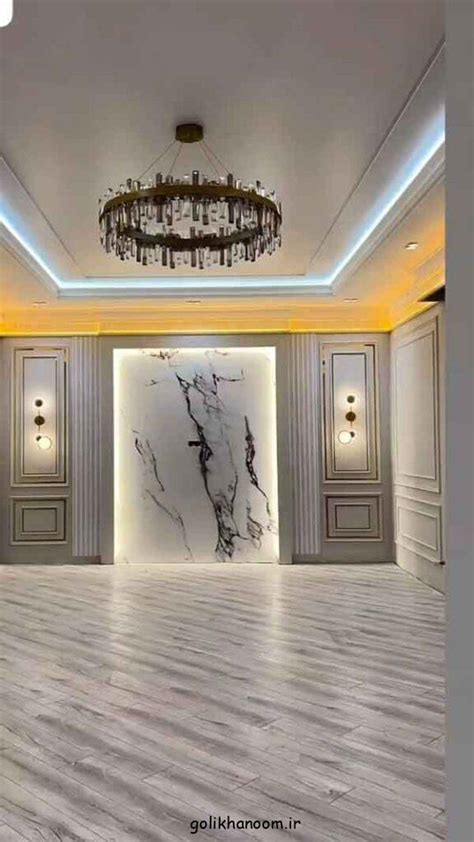 مدل کناف سقف 2025؛ تنوع بالا به شکل ساده، مدرن یا کلاسیک با نورپردازی