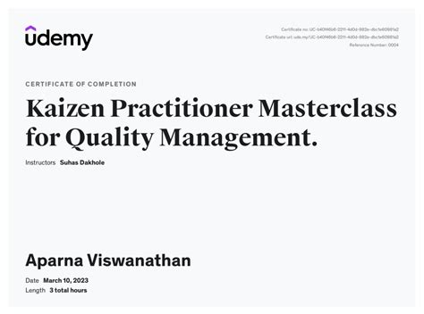 Aparna V على Linkedin Udemy Course Completion Certificate