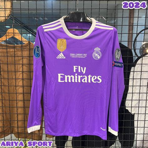 کیت کلاسیک آستین بلند رئال مادرید ۲۰۱۷ فروشگاه اینترنتی آریا اسپرت