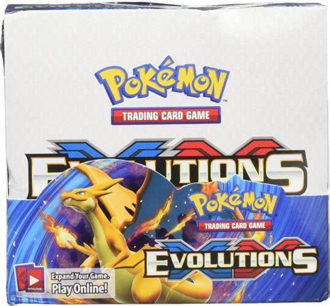 Caja de refuerzo sellada de fábrica de juego de cartas intercambiables XY Evolutions de Pokémon