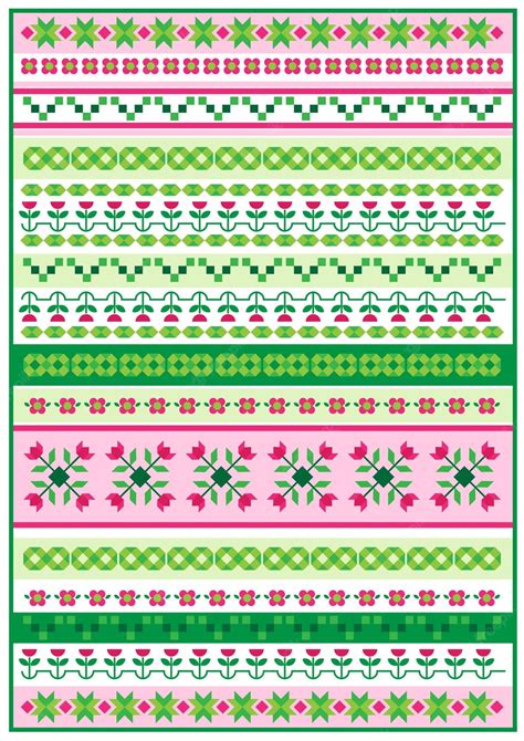 Premium Vector Colorful Geometric Seamless Pattern Design Vector