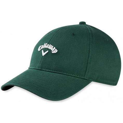 Callaway Heritage Twill 20 Hat New Green White One Size Fits All New