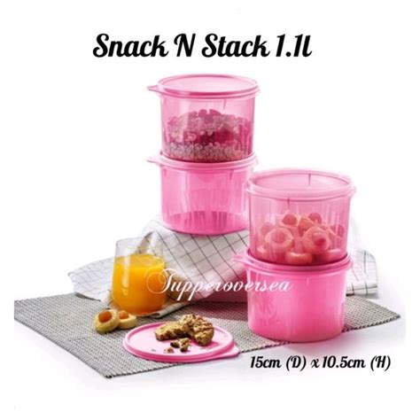 Tupperware Snack N Stack 1 1l Shopee Philippines