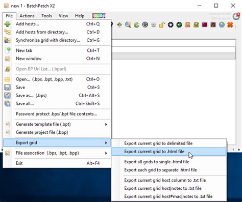 Using The HTML Export Feature To Produce Reports