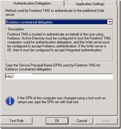 How To Use Kerberos Constrained Delegation With Forefront TMG 4sysops