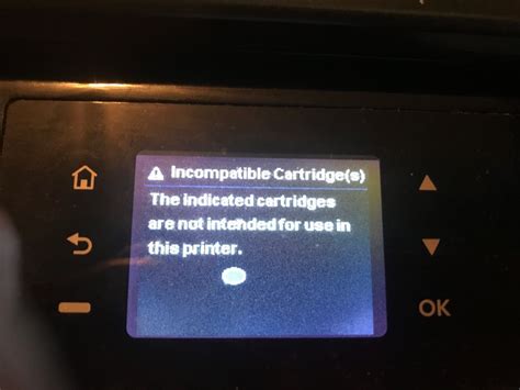 Incompatible Ink Cartridges Using Official Hp Cartridge Hp Support Community 7074907