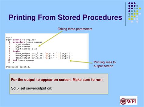 ppt advanced sql cursors and stored procedures training course