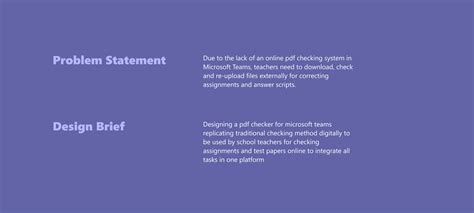 Microsoft Teams PDF Checker On Behance