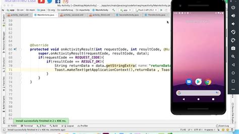 53 Android Activity Intent And Bundle Youtube
