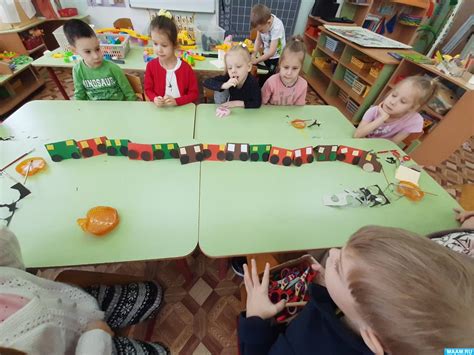 Занятие по аппликации с дошкольниками «Вагон 7 фото Воспитателям детских садов школьным