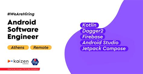 Kaizen Gaming On Linkedin Android Software Engineer