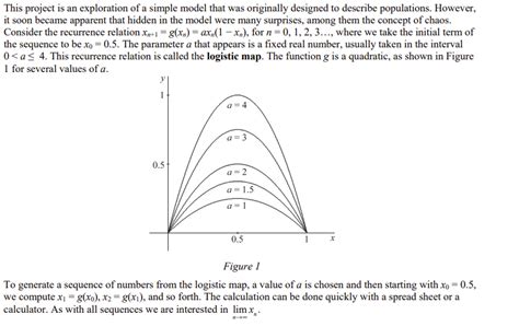 Solved This Project Is An Exploration Of A Simple Model That Chegg Com