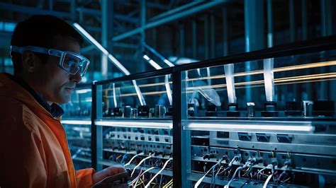 Premium Photo Engineers In Goggles Are Researching New Energy In The