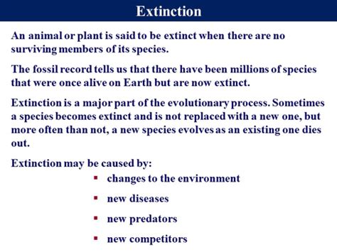 Bio6 13 Speciation And Fossil Record Teaching Resources