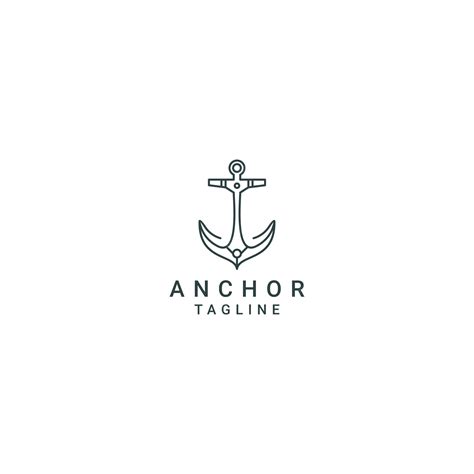 Premium Vector Anchor Logo Desing Icon Vector
