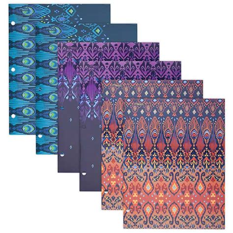 Mead Pretty Please 2 Pocket Paper Folder Assorted Designs Crown Office Supplies