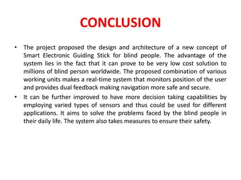 Sensor Based Blind Stick Pptx Computer Peripherals Computing