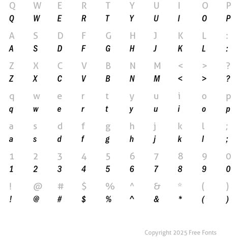 Itc Franklin Gothic Std Medium Condensed Italic Download For Free At