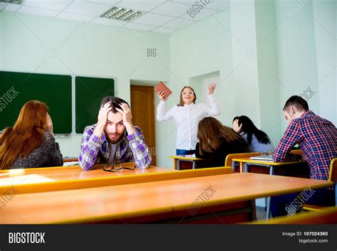 Angry Female Teacher Yelling Image And Photo Bigstock
