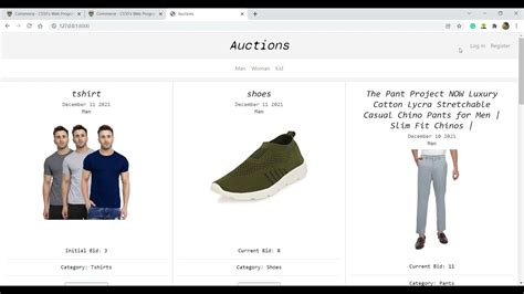 Cs Project Commerce Web Programming With Python And Javascript