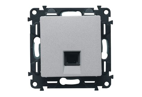 Πρίζα Δικτύου RJ45 Legrand Valena Life Ασημί | Praktiker