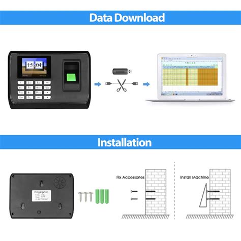 2 4inch Intelligent Biometric Fingerprint Password Grandado