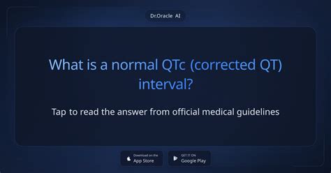 What Is A Normal Qtc Corrected Qt Interval