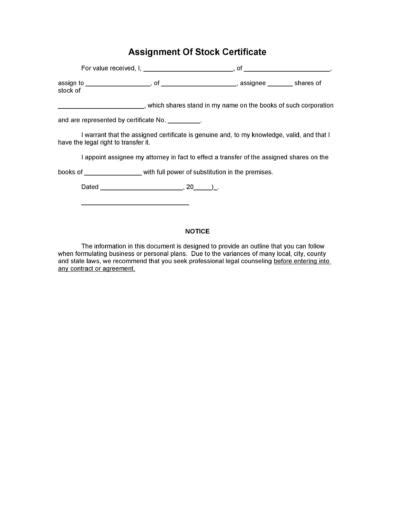 Free Stock Certificate Templates Word PDF ᐅ TemplateLab