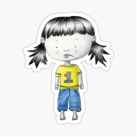 Bratty Belinda Sticker For Sale By Beththompsonart Redbubble