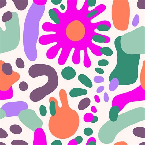 premium vector modern playful vibrant groovy free form shapes and