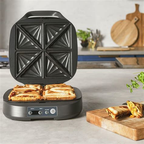 Breville The Power Toastie 4 Slice Toastie Maker Grey Kitchen Warehouse™