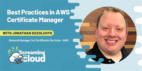 Last Week In Aws On Linkedin Jonathan Koz Kozolchyk General Manager For Certificate Services
