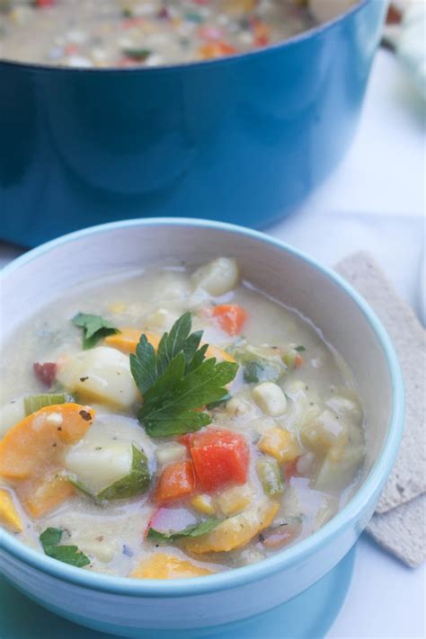 Summer Squash Sweet Corn Chowder Catching Seeds Darn Good Veggies