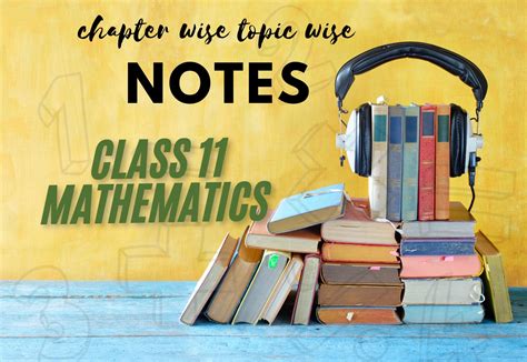 Chapter Wise Topic Wise Notes Class 11 Mathematics All Chapters Artham Resources