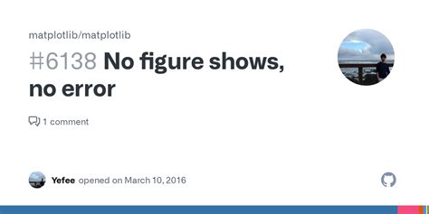 No Figure Shows No Error Issue Matplotlib Matplotlib Github