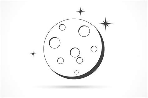 Full Moon Icon Moon Icon Full Moon Icon