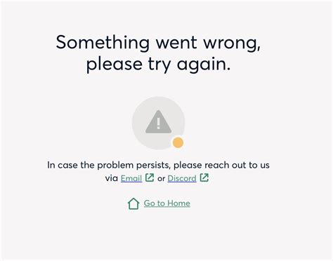 Update Error Message To Point To New Discord And Remove Email Issue Afe Safe