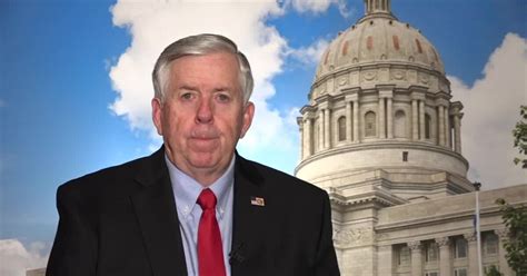 Live Missouri Gov Mike Parson Discusses Covid 19 Response