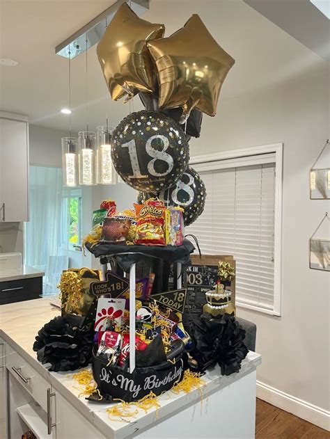 18th Birthday Ideas 18th Birthday Celebration Centerpiece 18th