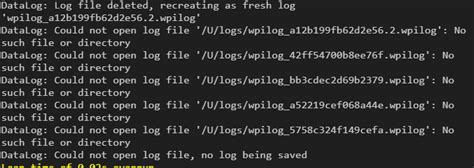 Advantagekit Constantly Getting Datalog Could Not Open Log File