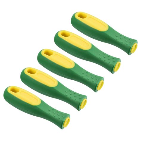 Uxcell 4 3 Rubber File Handle 0 22 Dia File Cutting Tool File Handle Replacement 5 Pack