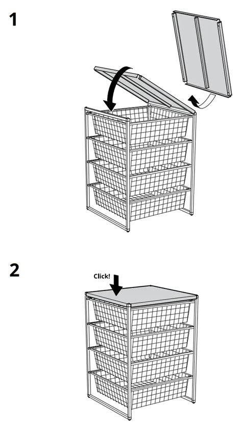 Ikea 50431323 Jonaxel Top Shelf For Frame Instructions