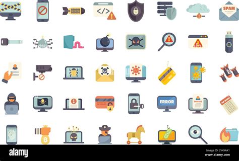 Different Types Of Cyber Attacks Hacking And Malware Concepts