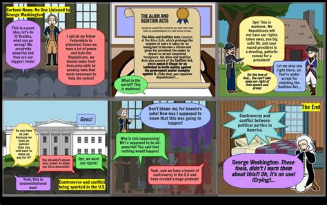 Mangurjaap Singh Alien And Sedition Acts Political Cartoon