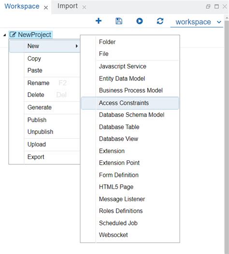 access editor eclipse dirigible documentation